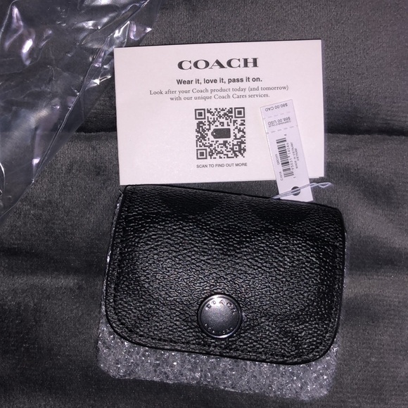 Coach | Tablets & Accessories | Nwt Coach Monogramed Earbud Case Large ...
